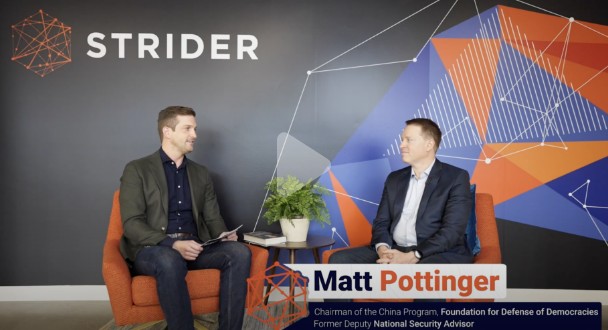 Strider Series: A Conversation with Matt Pottinger - Strider Intel