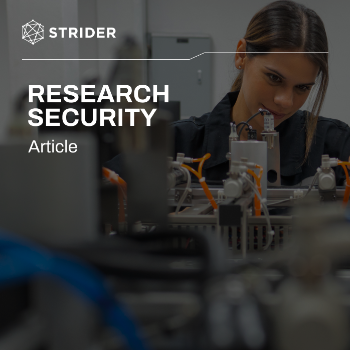 Helping Universities Effectively Navigate NSPM-33 - Strider Intel