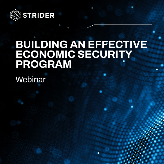 Webinar Series: Three Components of an Effective Economic Security ...