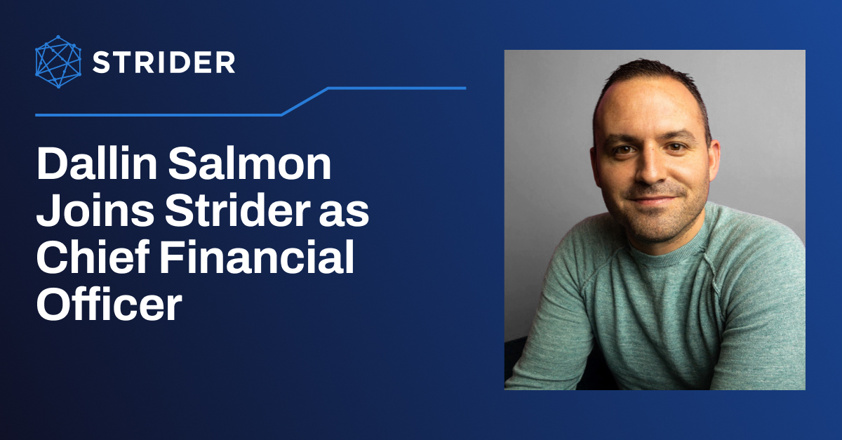 Strider Technologies Names Tech Industry Veteran Dallin Salmon as Chief ...